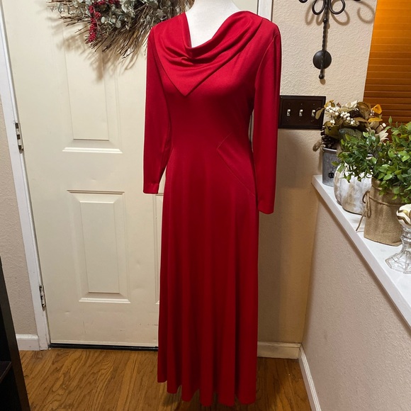 Edith Flagg | Dresses | Vintage Edith Flagg California Red Formal Dress ...